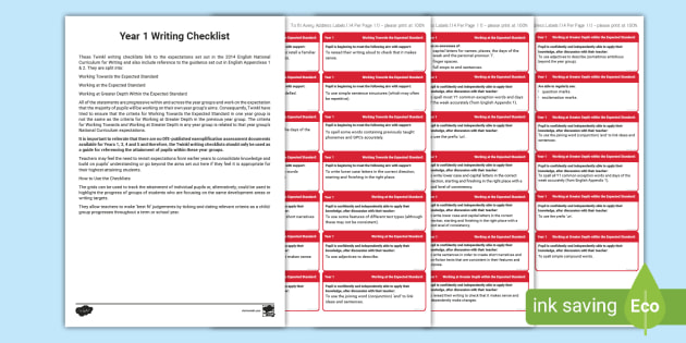 * NEW * Year 1 Writing Stickers