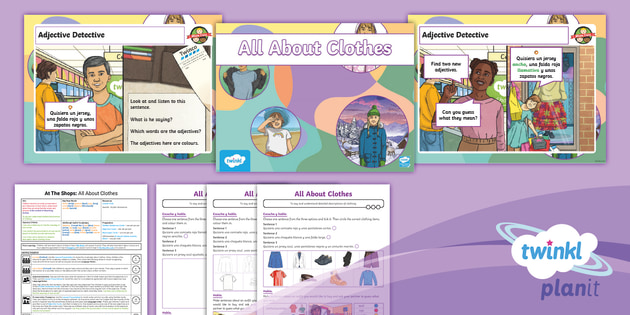 👉 PlanIt Year 6 Spanish Lesson: All About Clothes