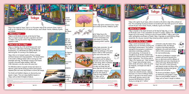 Geography Reading Comprehension • Twinkl.ca