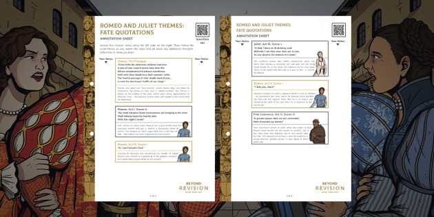 Romeo and Juliet Quotations | twinkl.com.au