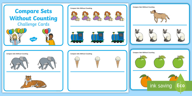 Compare Sets without Counting Cards