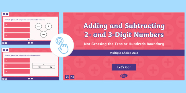 Adding And Subtracting 2 And 3 Digit Numbers Not Crossing The Tens And adding-and-subtracting-2-and-3-digit-numbers-not-crossing-the-tens-and