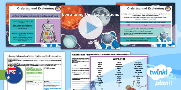 Year 3 Space The King of Space Information Texts Lesson 6