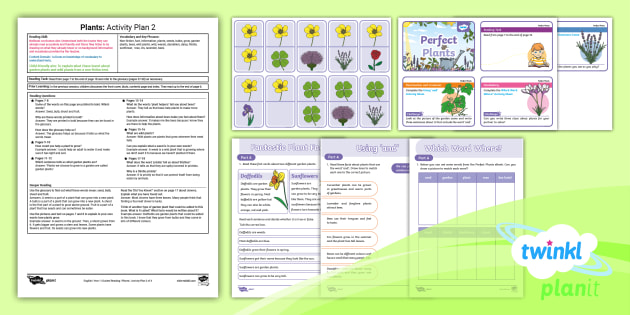 Plants Reading Worksheets | twinkl.com.au