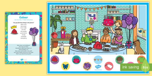 Colour Themed Can you Find...? Poster and Prompt Card Pack