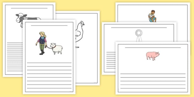 Calf Club Writing Frames (teacher made)