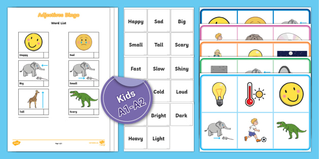 ESL Adjectives Activities | twinkl.co.uk