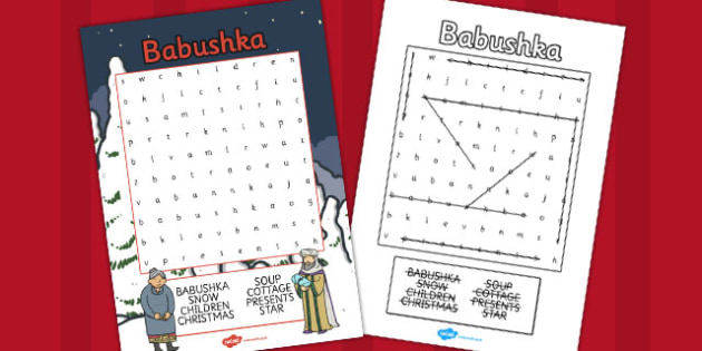 Babushka Wordsearch