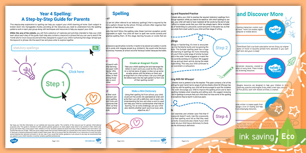 Year 4 Spelling: A Step-by-Step Guide for Parents