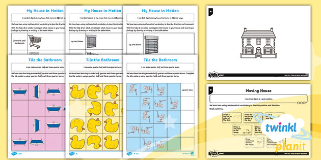 👉 PlanIt Maths Y1 Position and Direction Home Learning Activity Pack