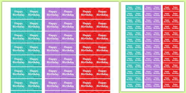 100th Birthday Party Toothpick Flags (teacher made)