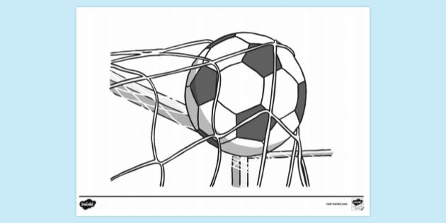 FREE! - Scoring Colouring Sheet | Teaching Resources | Twinkl