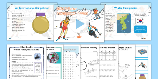 KS1 Winter Paralympics Resource Pack