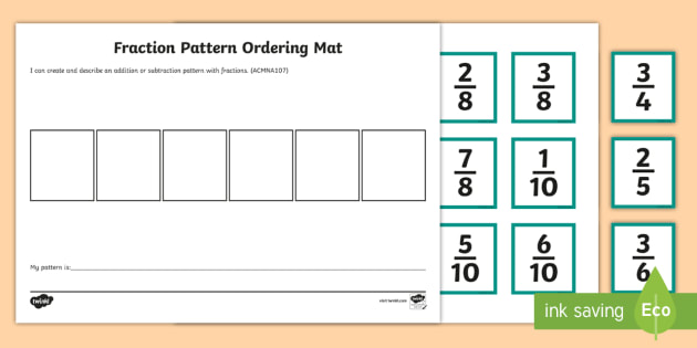 Fraction Pattern Cards (teacher made)