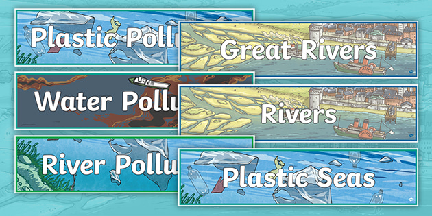 Rivers Topic KS2 Display Banners
