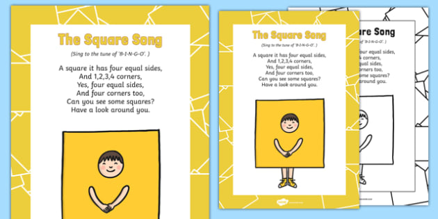 The Square Song (teacher made)