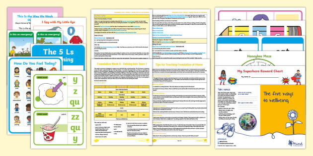 FREE! - Foundation Term 1 Week 8 Remote Home Learning Pack
