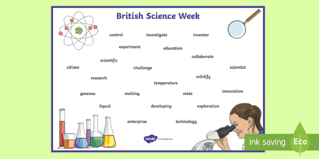 British Science Week Word Mat (teacher made)