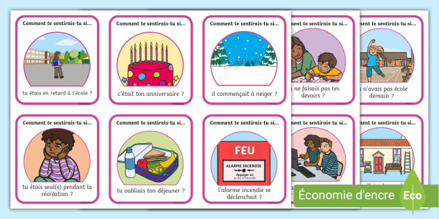 Cartes de discussion : comment te sentirais-tu si...