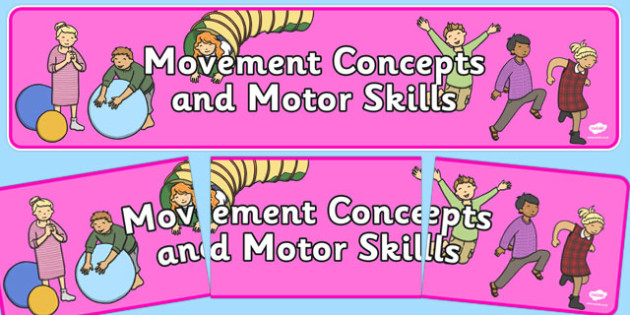 Movement Concepts and Motor Skills Display Banner NZ
