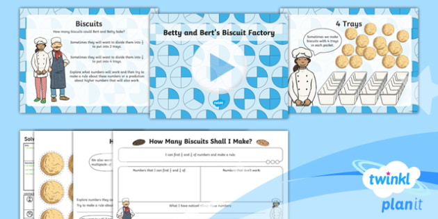 Year 2 Number - Fractions Primary Resources - PlanIt Maths Year 2