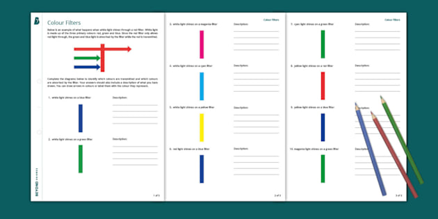 physics colour filters