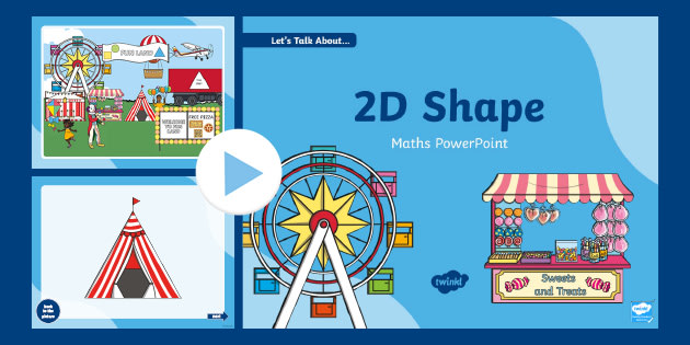 👉 Talk About 2D Shape Maths PowerPoint (teacher made)