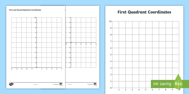 * NEW * Blank Quadrants Coordinate Activity Sheets - quadrant