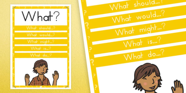 What? Question Poster