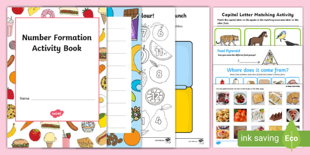 Food Activity Pack - Food Teaching Resources for Kids