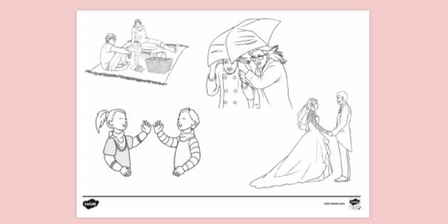 People Colouring Page | Colouring Sheets