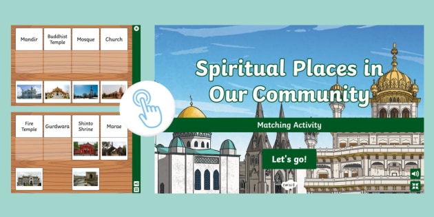 Spiritual Places in Our Community Game - Year 4 - Twinkl