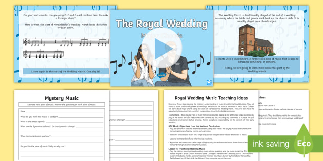 KS2 Royal Wedding Music Teaching Ideas - prince harry, meghan