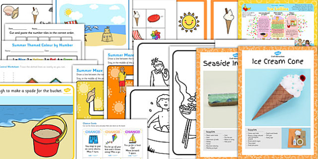 EYFS Summer Holiday Activity Pack - summer, holiday, activity