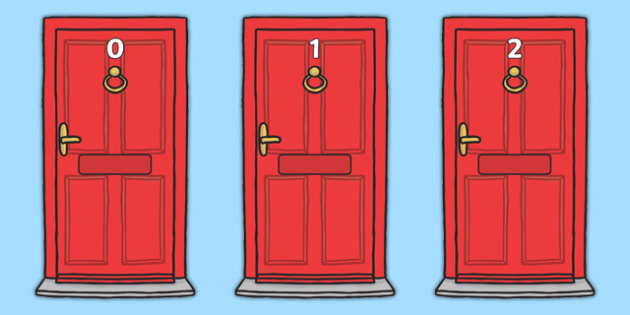 Numbers 0-20 on Doors EYFS (teacher made)