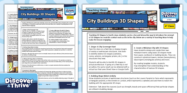 3D Shapes Teaching Ideas | twinkl.co.uk
