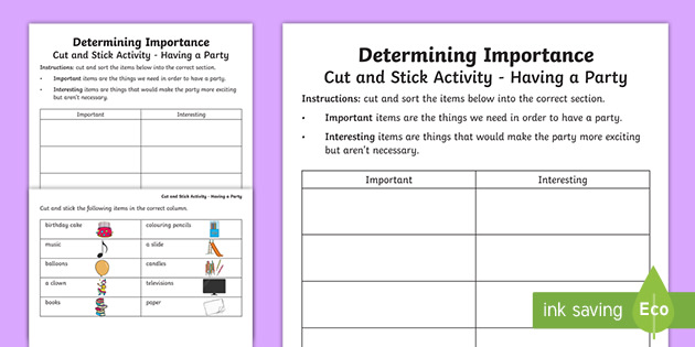 Early Education Cut and Stick Activity • Twinkl.com.au