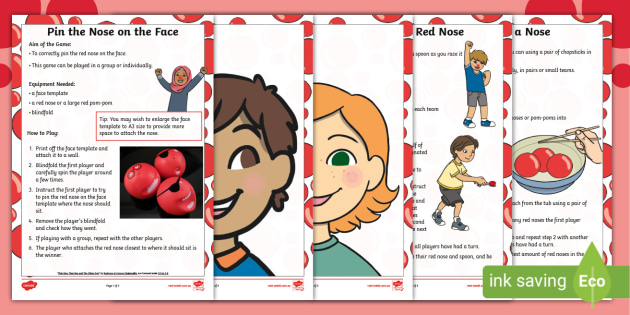 Red Nose Day Games (teacher made)