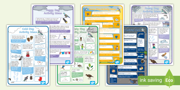 NZ Outdoor Learning: Every Weather Activity Ideas Pack NZ Outdoor Learning: Every Weather Activity Ideas Pack