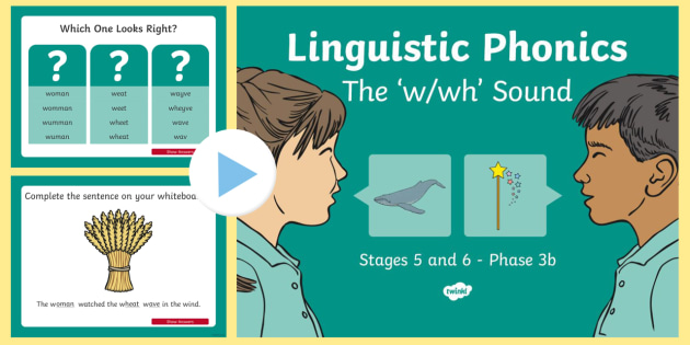 How Do You Differentiate w and wh Phonics PowerPoint KS1