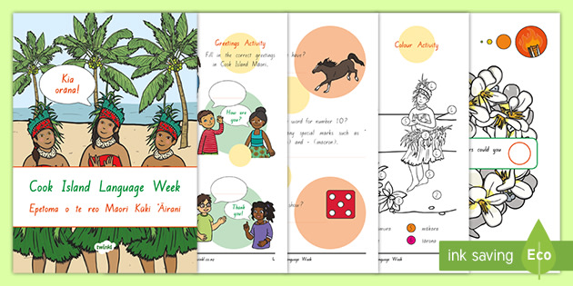 Cook Island Language Week Vocabulary and Activity Booklet