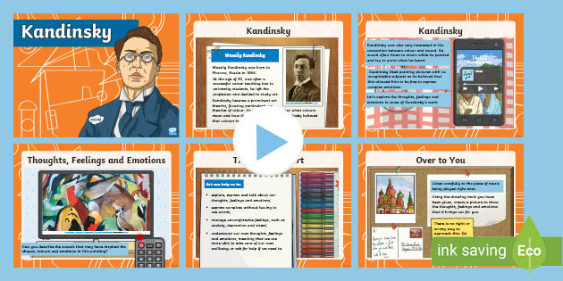 Art for Wellbeing: Kandinsky Powerpoint (teacher made)