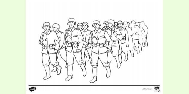 Military Colouring | Colouring Sheets
