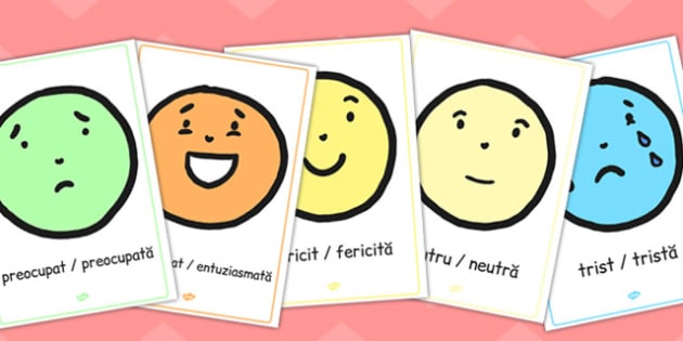 Emoții - Poster (teacher made)