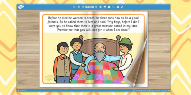 The Farmer and His Sons eBook (teacher made)