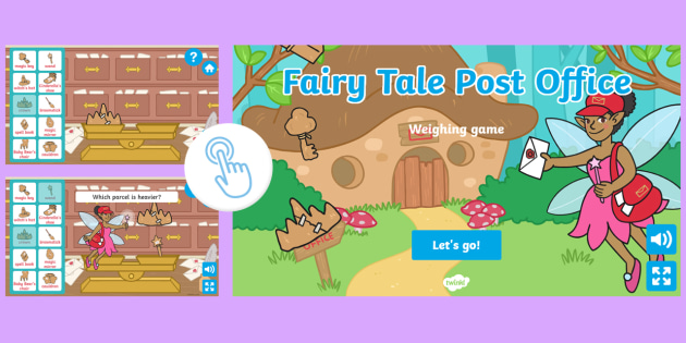 Fairy Tale Post Office Weighing Game Fairy Tale Post Office Weighing Game
