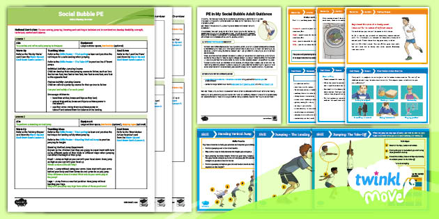 Socially Distanced Bubble PE Planning - UKS2 Multi-Skills Unit Pack