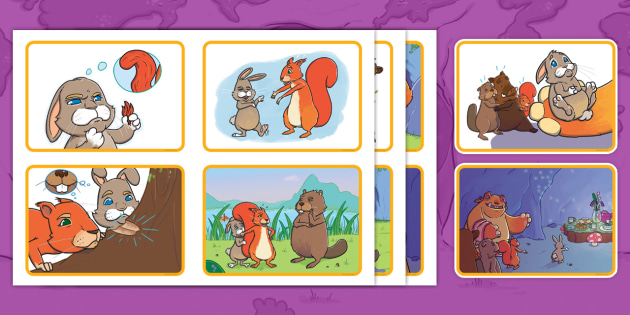 A Monster Surprise Story Sequencing Cards (teacher made)