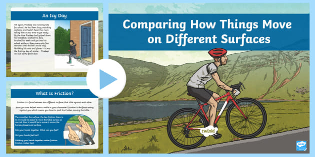 Comparing How Things Move on Different Surfaces PowerPoint
