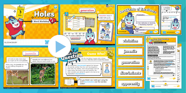 Holes Vocabulary Resources | twinkl.co.uk